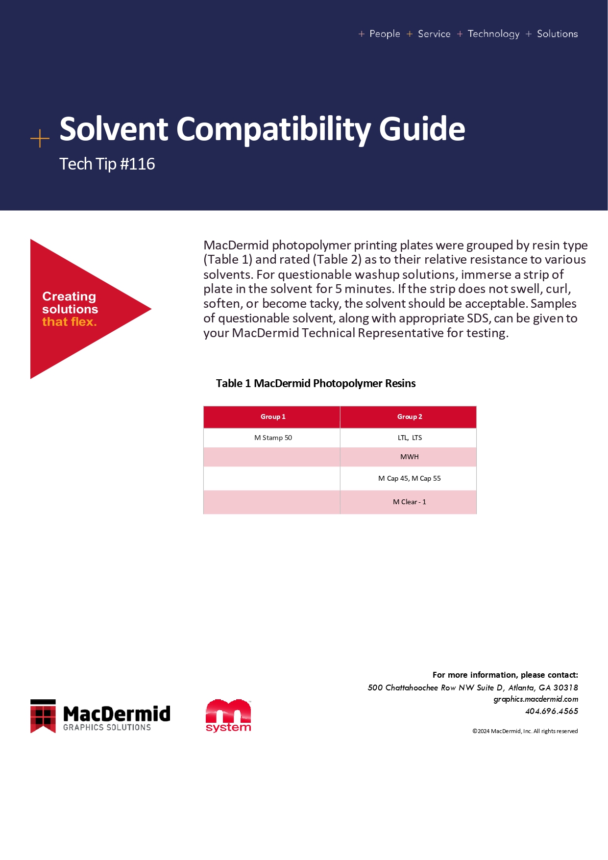 Tech Tips | MacDermid Graphics